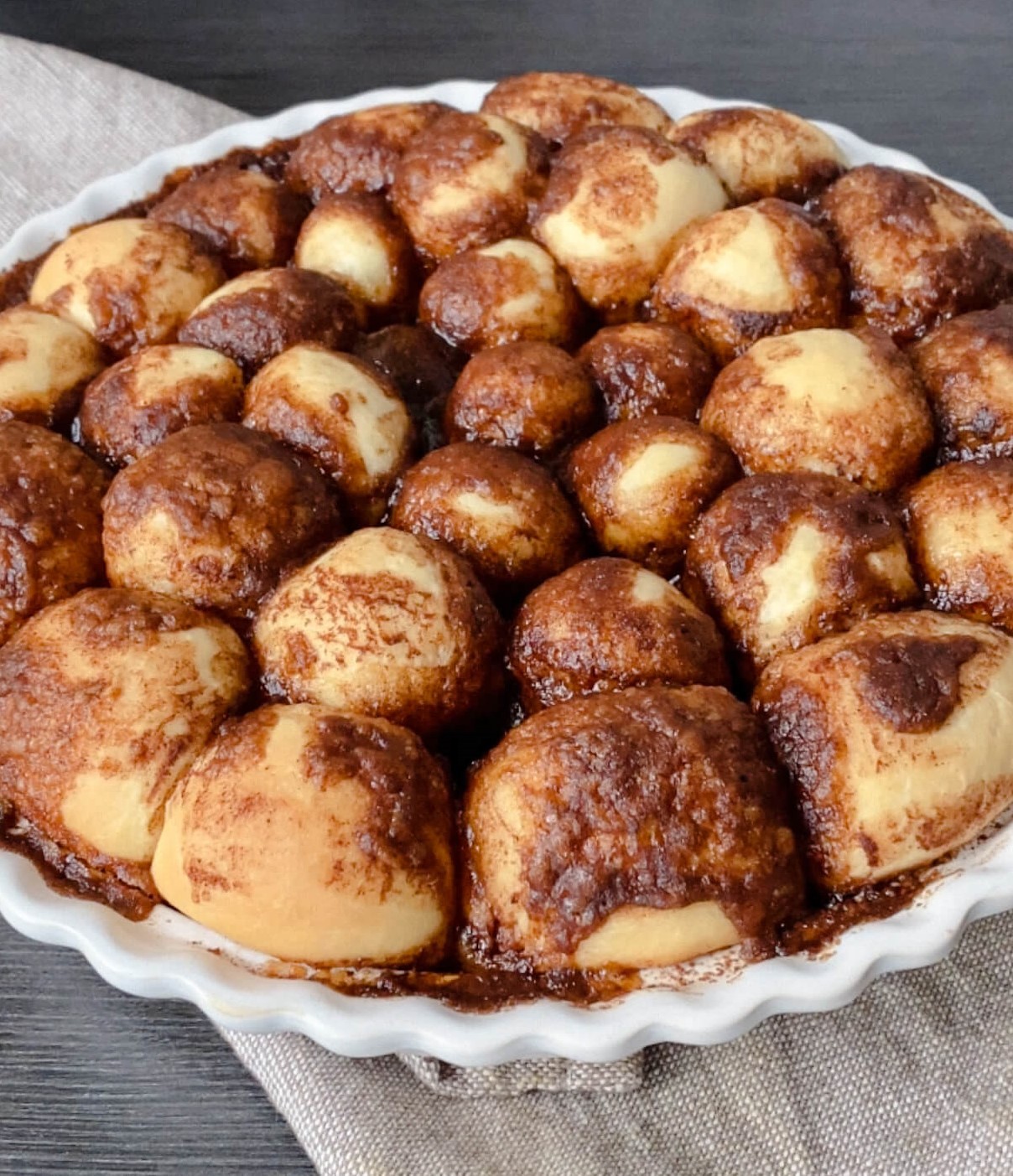 My viral Cinnamon roll honeycomb bites recipe! - Foodima