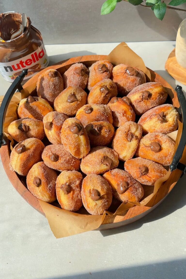 How to make Nutella Donuts at Home - Foodima