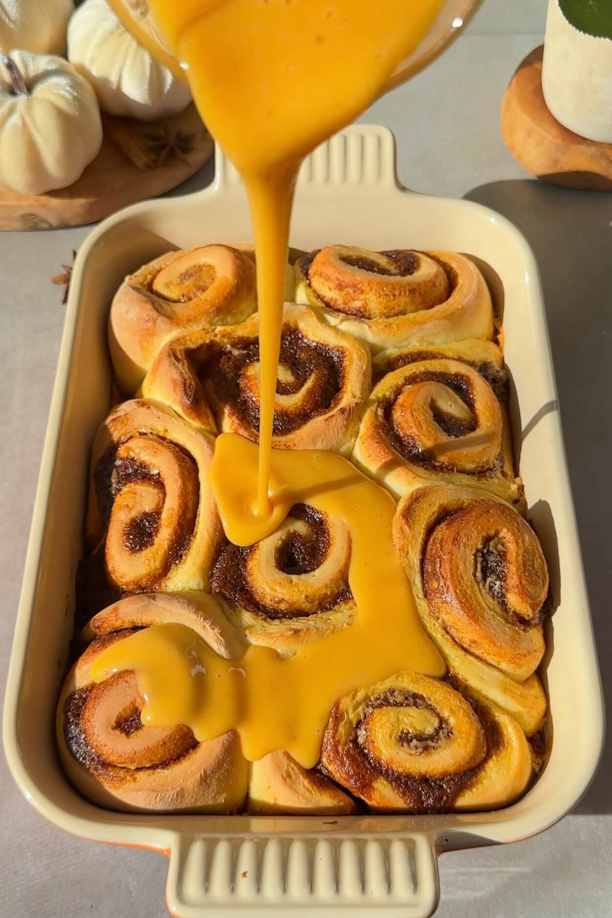 The Best Pumpkin Spice Cinnamon Rolls Recipe - Foodima